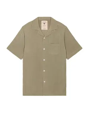 Oas Plain Shirt In Olive