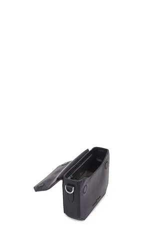 Amiri Nappa Leather Flap Crossbody Bag In Black - 45% Off