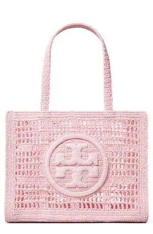 Tory Burch Ella Small Hand Crochet Tote - Rosette