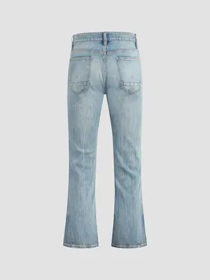 Hudson Jeans Walker Distressed Stretch Flare Jeans - Resort