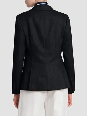 Kiton Wool Single-breasted Blazer