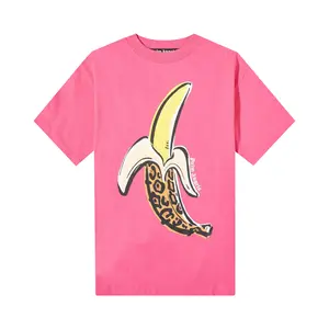 Palm Angels Banana Classic Tee 'fuchsia/yellow - Pink