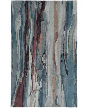 FEIZY Amira Ami8634f Area Rug, 2' X 3 - Blue/red