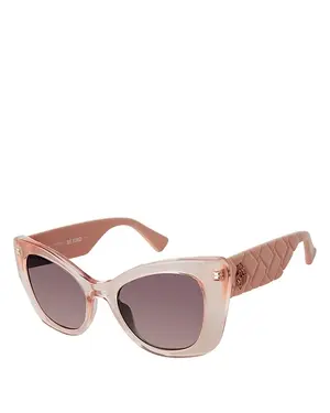 Kurt Geiger Cat Eye Sunglasses, 52mm - Pink/purple Gradient