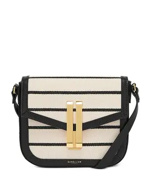 DEMELLIER Vancouver Small Crossbody - Black Ecru