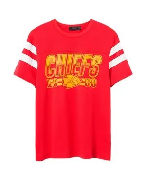 Junk Food Clothing Nfl Kansas City Chiefs Gridiron Tee