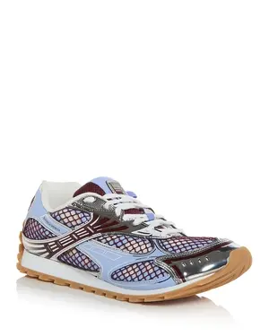 Bottega Veneta Orbit Low Top Sneakers Blue Multi