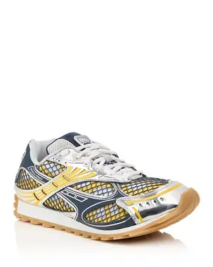 Bottega Veneta Orbit Low Top Sneakers Chartreuse