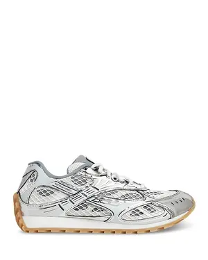 Bottega Veneta Orbit Low Top Sneakers Lead