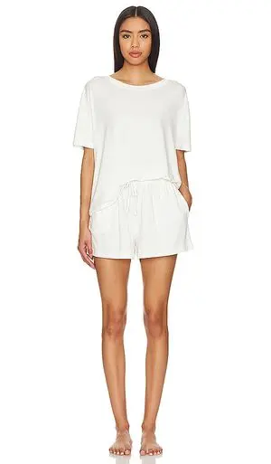 Eberjey Gisele Everyday Relaxed Short - Ivory