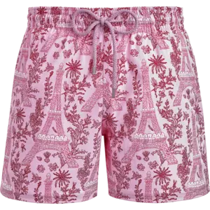 Vilebrequin Stretch Swim Trunks Poulpes Eiffel Swimming Trunk Moorise