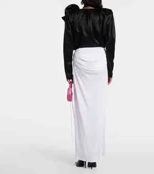 Magda Butrym Draped Maxi Skirt