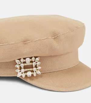 ROGER VIVIER Broche Vivier Newsboy Cap