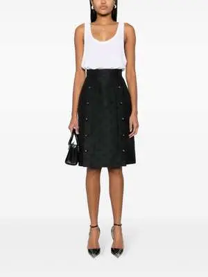 Dolce & Gabbana Jacquard Logo Skirt