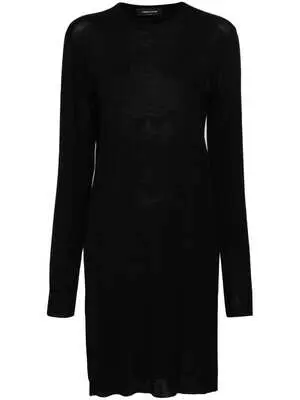 Fabiana Filippi Knitted Wool Dress - Black