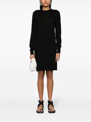 Fabiana Filippi Knitted Wool Dress - Black