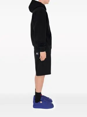 Burberry Equestrian Knight Design-appliqué Hoodie
