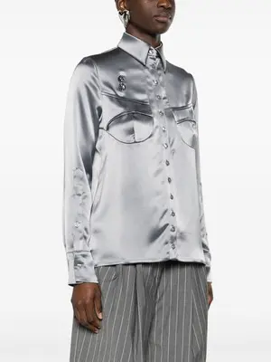 SINEAD O'DWYER Satin Pyjama Shirt