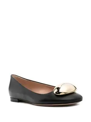 GIANVITO ROSSI Round-toe Ballerinas