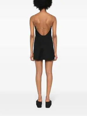 Palm Angels Monogram-plaque Mini Dress