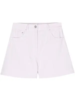 Remain Birger Christensen Caja Striped High Waisted Shorts