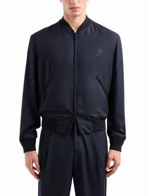 Giorgio Armani Cashmere-blend Jacket - Blue