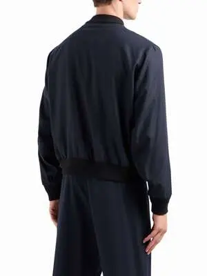 Giorgio Armani Cashmere-blend Jacket - Blue