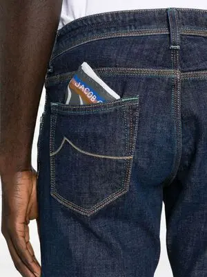 Jacob Cohen Nick Mid-rise Slim-fit Jeans - Blue