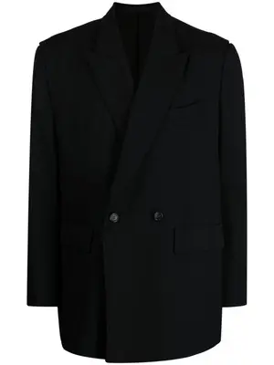 SONGZIO Layered Double-breasted Blazer