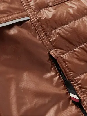 Moncler Ollon Quilted Polartec® Alpha® Ripstop Down Gilet - Brown