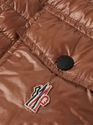 Moncler Ollon Quilted Polartec® Alpha® Ripstop Down Gilet - Brown
