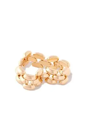 Lizzie Mandler 18kt Yellow Cleo Link Ring