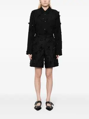JNBY Floral-appliqué Knee-length Shorts