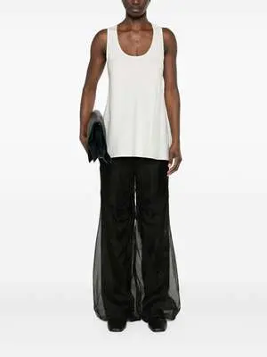 LEMAIRE Scoop-neck Satin Tank Top