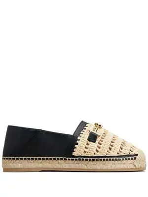 TOD'S Woven-raffia Espadrilles