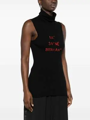MAISON MARGIELA Gathered Roll-neck Top
