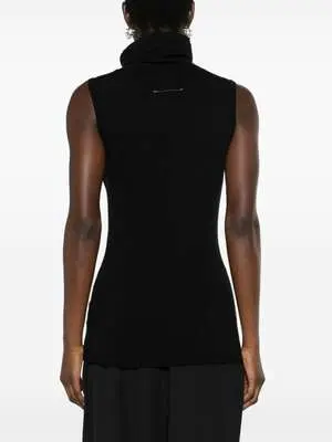 MAISON MARGIELA Gathered Roll-neck Top