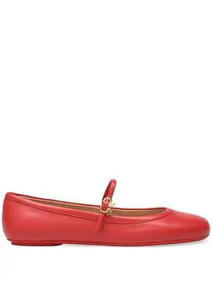 GIANVITO ROSSI Carla Ballerina Shoes - Red
