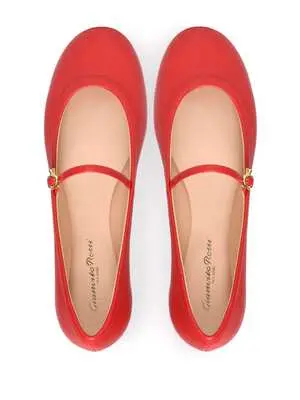 GIANVITO ROSSI Carla Ballerina Shoes - Red