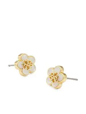 Tory Burch Forget Me Not Stud Earrings - Gold