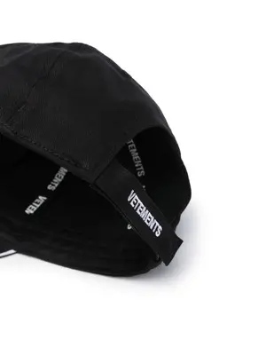 Vetements Logo-embroidered Cotton Cap