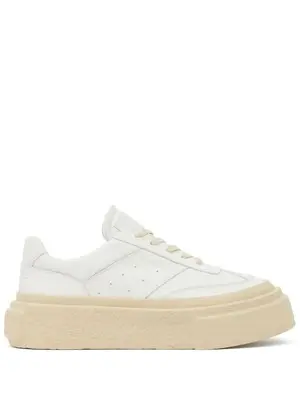 MAISON MARGIELA Chunky Gambetta Leather Sneakers - White