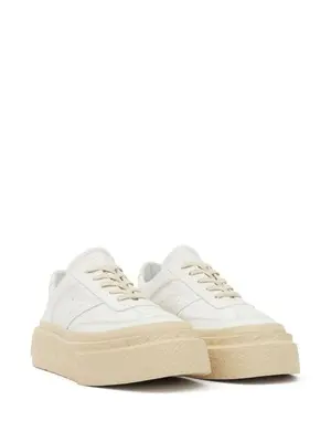 MAISON MARGIELA Chunky Gambetta Leather Sneakers - White