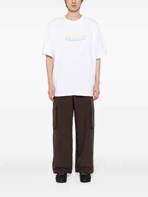 LES BENJAMINS Logo-print Oversized Cotton T-shirt