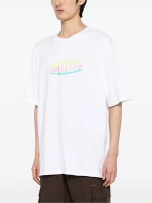 LES BENJAMINS Logo-print Oversized Cotton T-shirt