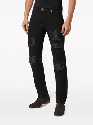Philipp Plein Rock Star Slim-cut Jeans - Black