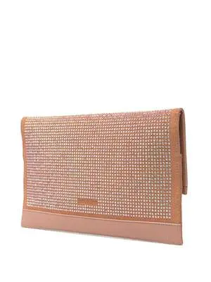 Patrizia Pepe Rhinestone-embellished Clutch