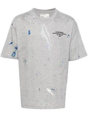 DOMREBEL Fizz Paint-stain Cotton T-shirt