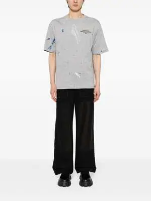 DOMREBEL Fizz Paint-stain Cotton T-shirt