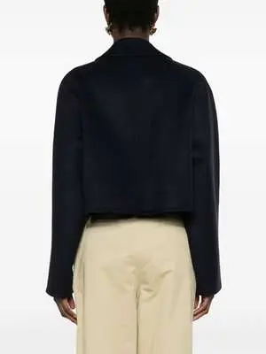 Fabiana Filippi Felted Cropped Jacket - Blue